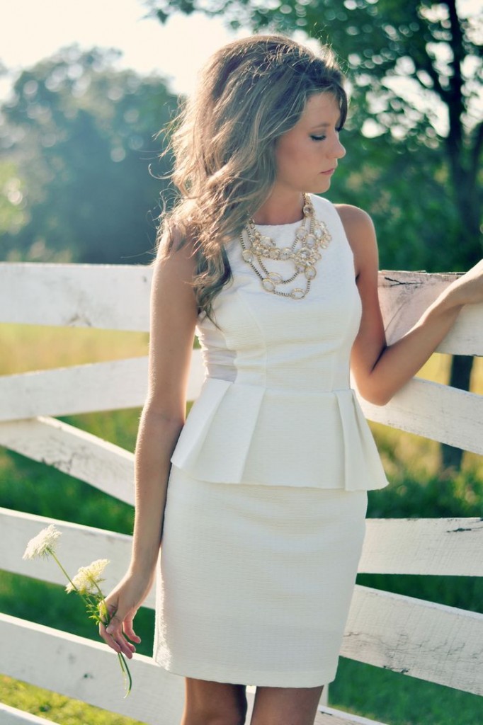 How To Style Peplum Dress – Ferbena.com