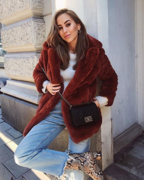 How to Style Warm Jacket For Winter Outfit – Ferbena.com