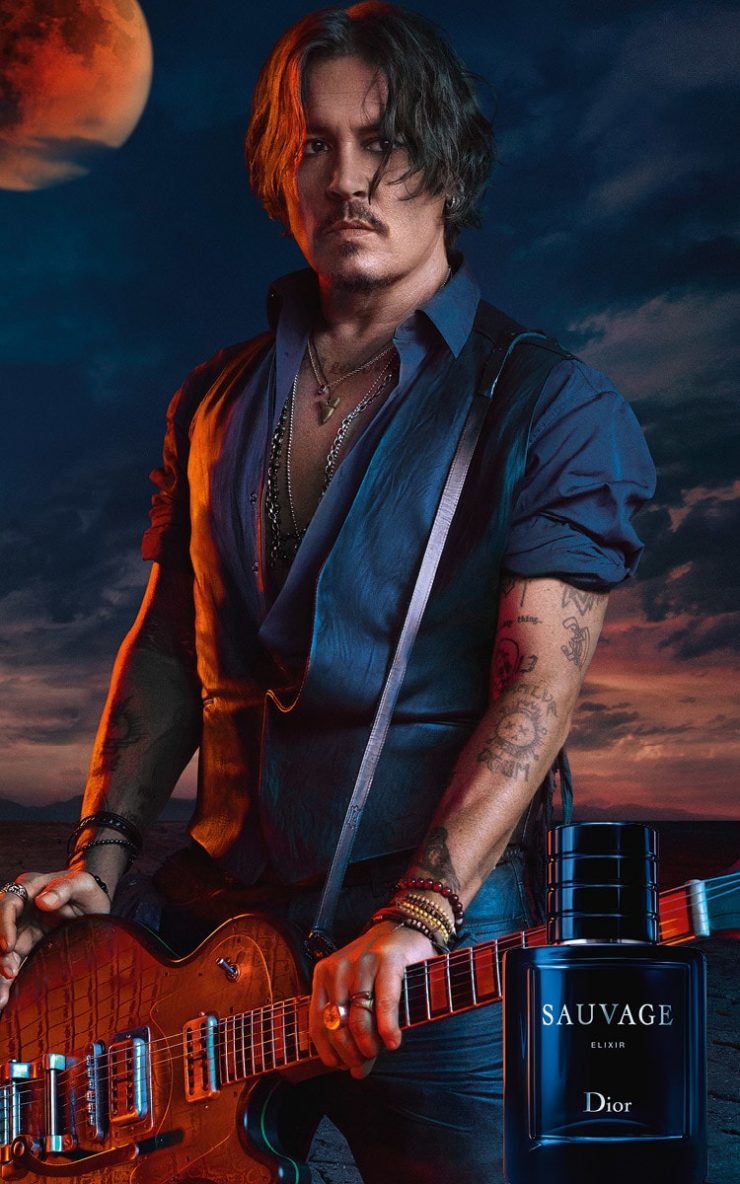 Johnny Depp Lights Up Again For Dior “Sauvage” Campaign – Ferbena ...