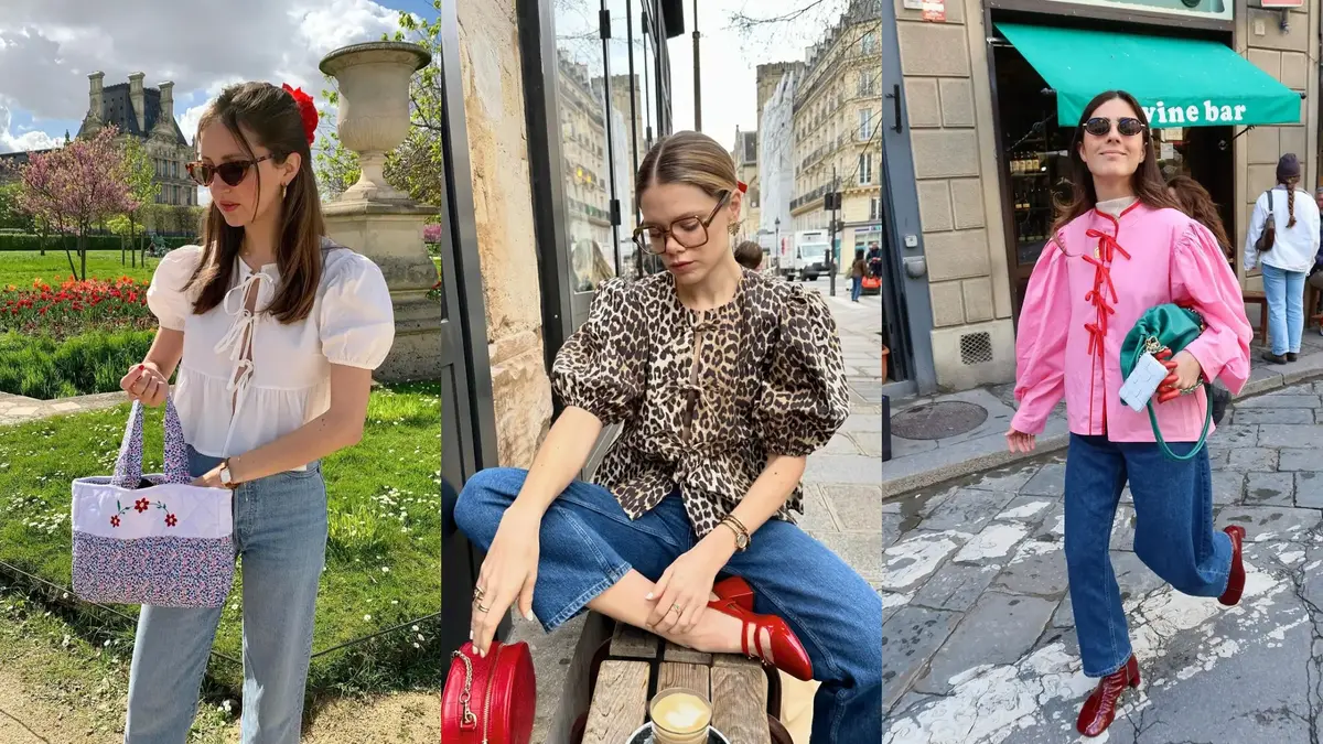 Ribbon Blouses Are Everywhere And We're Obsessed —Here's How to Style ...